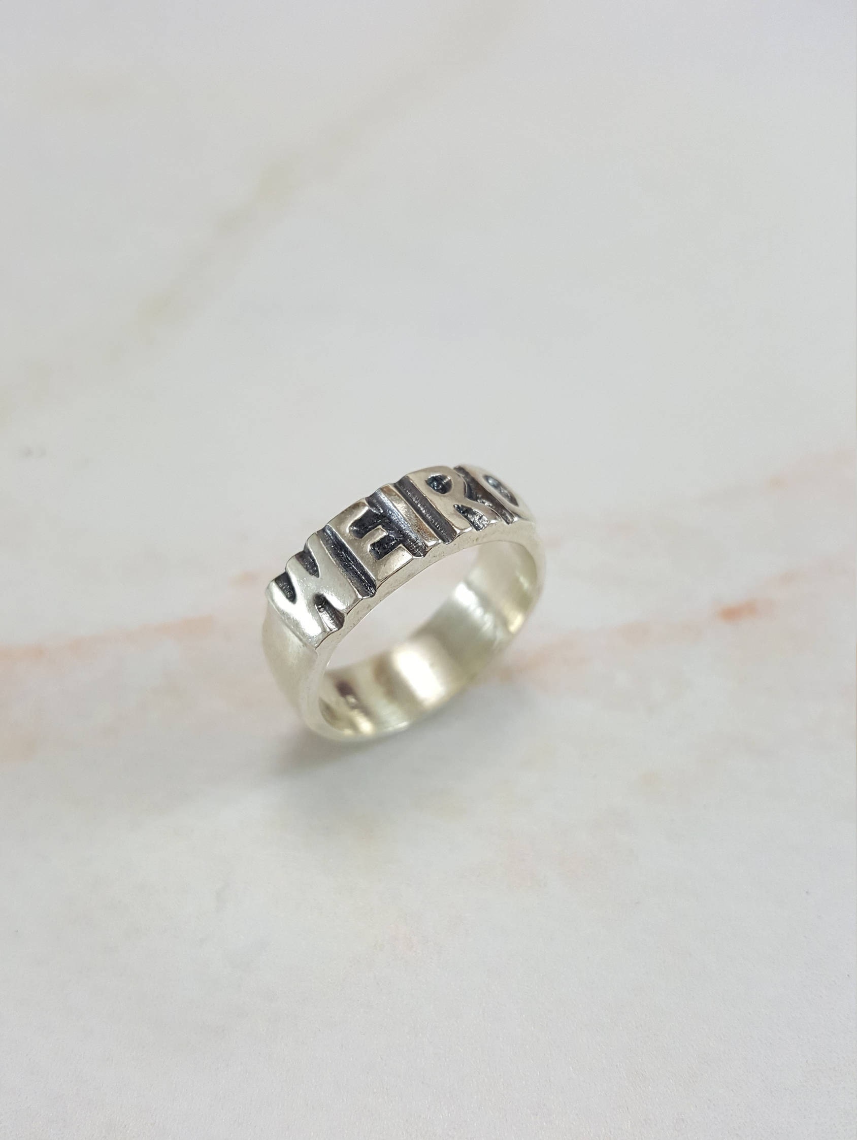 WEIRD Ring in Sterling Silver, Weird Silver Ring, Weird Jewelry, Stay ...