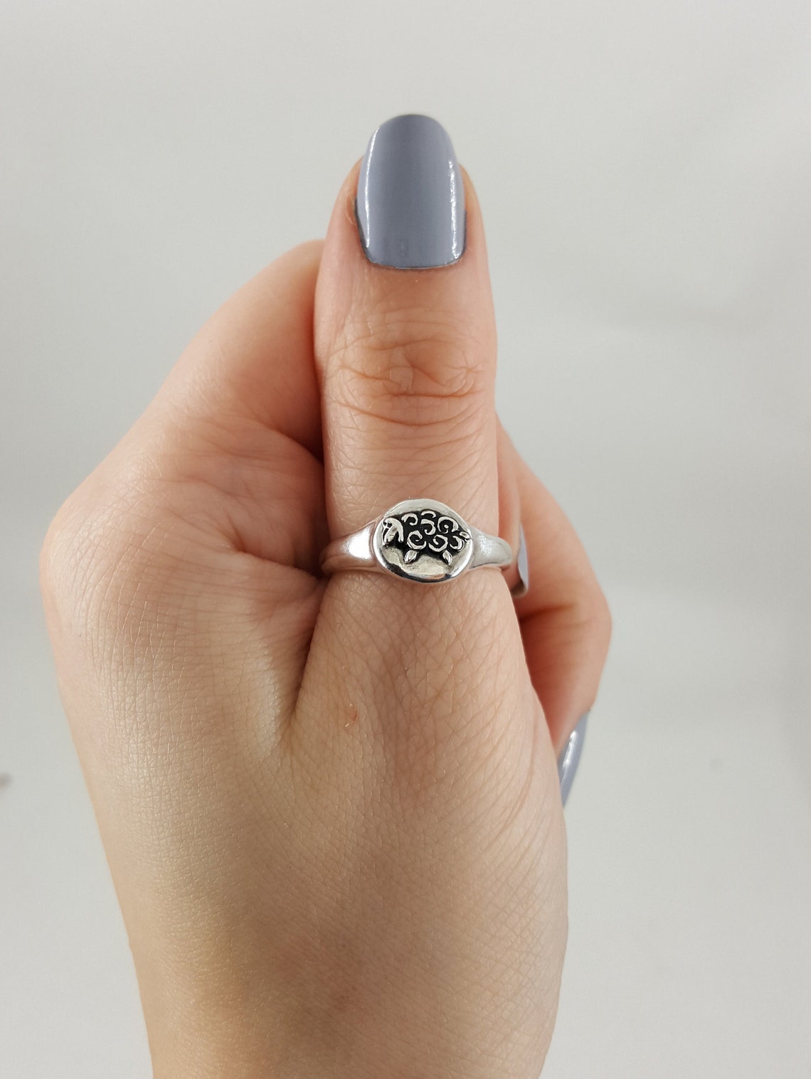 Black Sheep Ring in Sterling Silver Silver and Enamel Ring - Etsy