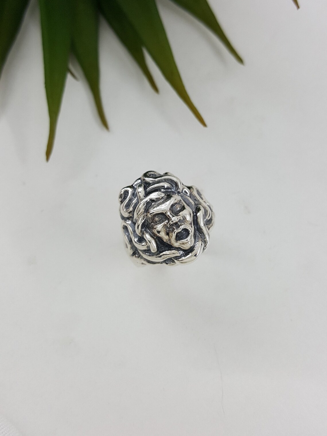 Medusa Ring in Sterling Silver Silver Medusa Ring Medusa - Etsy