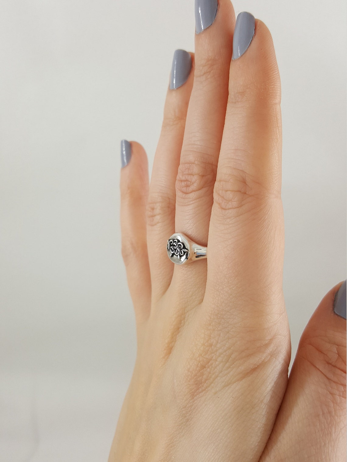 Black Sheep Ring in Sterling Silver Silver and Enamel Ring - Etsy