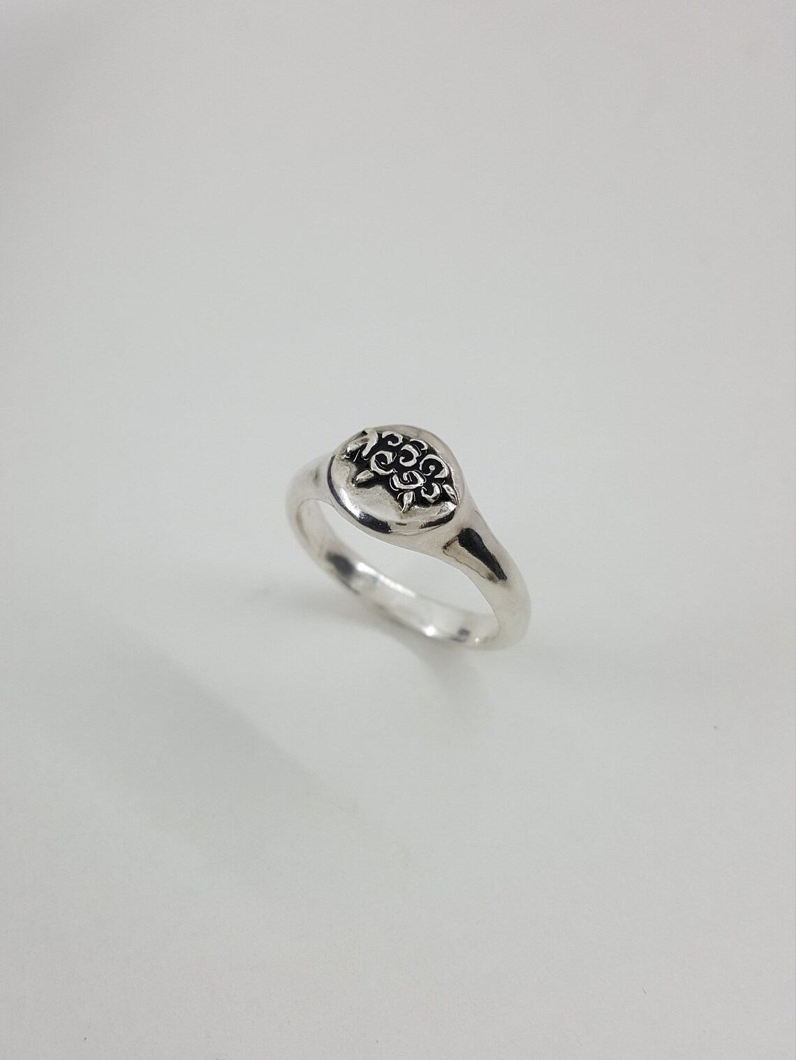 Black Sheep Ring in Sterling Silver Silver and Enamel Ring - Etsy