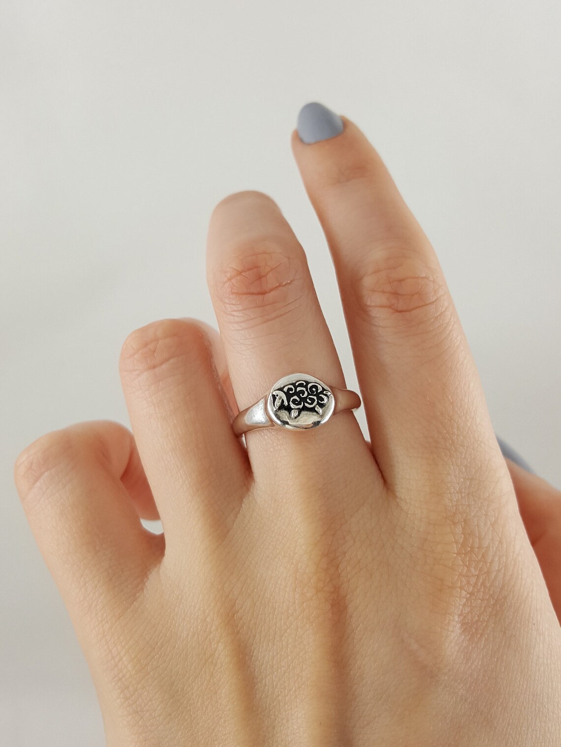 Black Sheep Ring in Sterling Silver Silver and Enamel Ring - Etsy