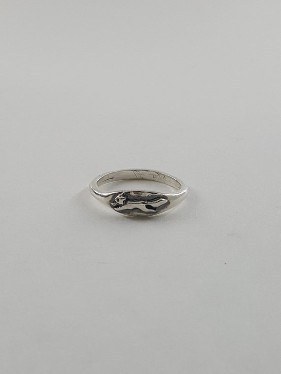 Fleet Fox Ring in Sterling Silver Tiny Silver Fox Ring Fox | Etsy
