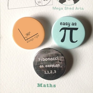 Maths Badges Pin Badge Geek Math Jokes Big Bang Theory - Etsy UK