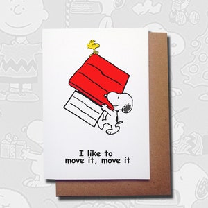 Snoopy Peanuts New Home, Move House, Congratulations House Warming ...