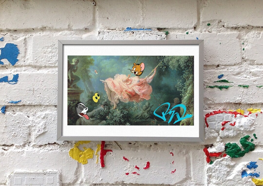 Rocky D Street Graffiti Artist Digital Wall Art Print, Fragonard the ...