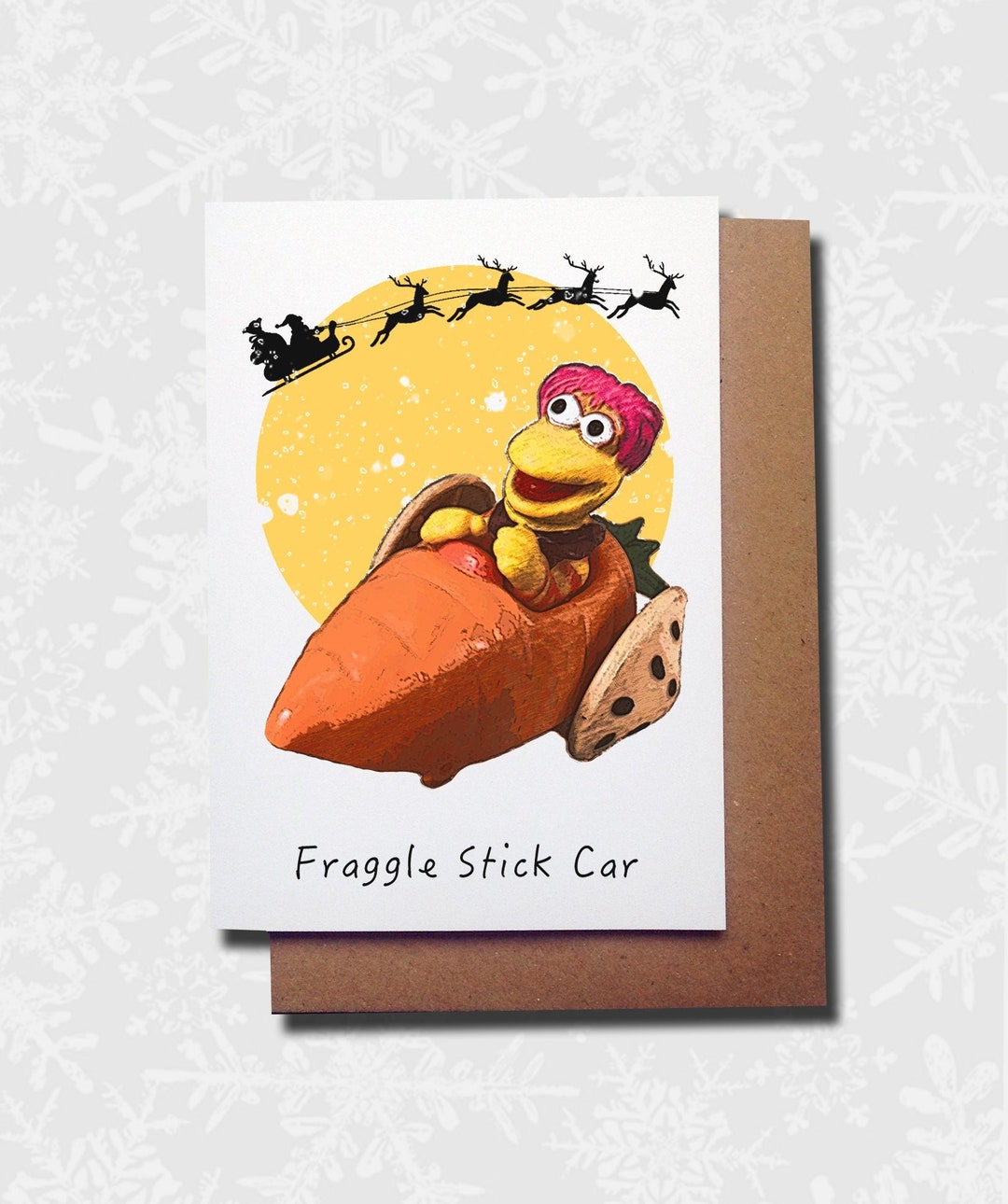 Christmas Card, Bad Santa Movie, Fraggle Stick Car, Funny Xmas Greeting ...