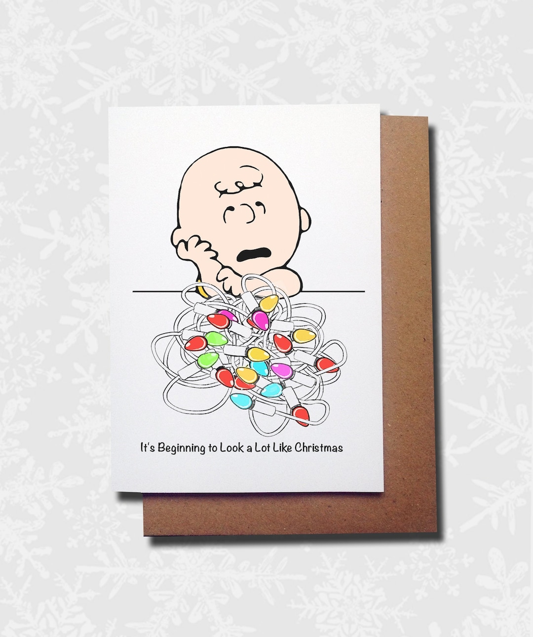 Charlie Brown Christmas Greetings Card, Peanuts Snoopy Animation. UK ...