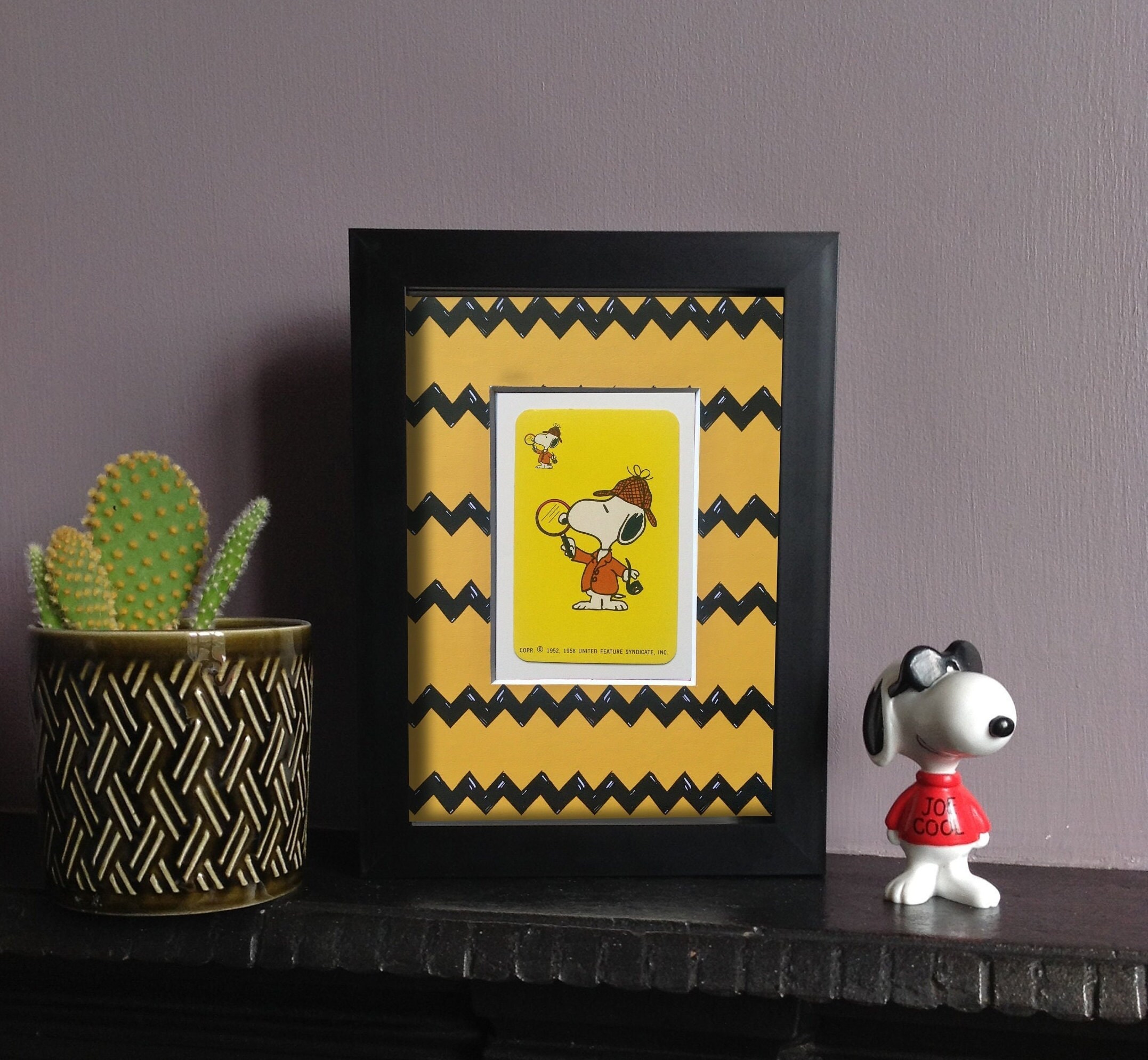 Snoopy as Sherlock Holmes Peanuts Animation Woodstock - Etsy UK