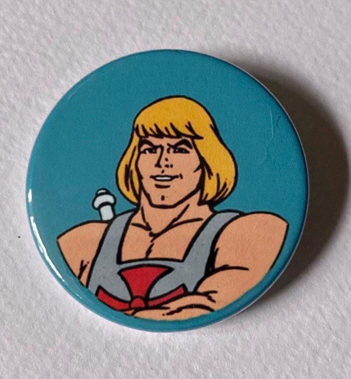 He-man and Masters of the Universe Button Pin Badge. - Etsy