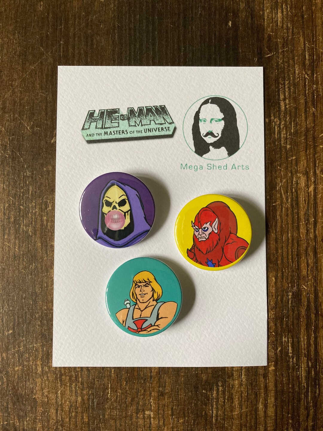 He-man and Masters of the Universe Button Pin Badge. - Etsy