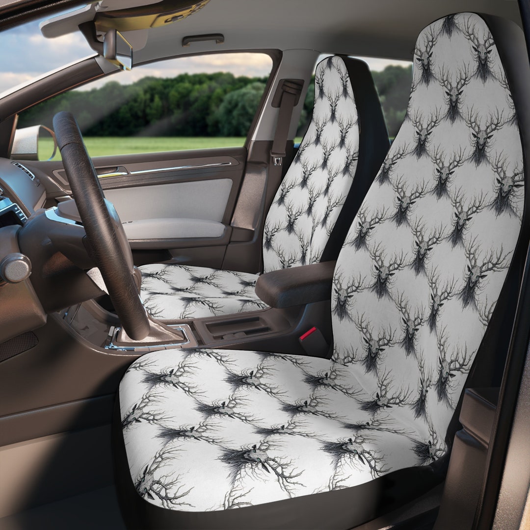 Wendigo Car Seat Cover With Cryptid Forest Animal Car Accessory With ...
