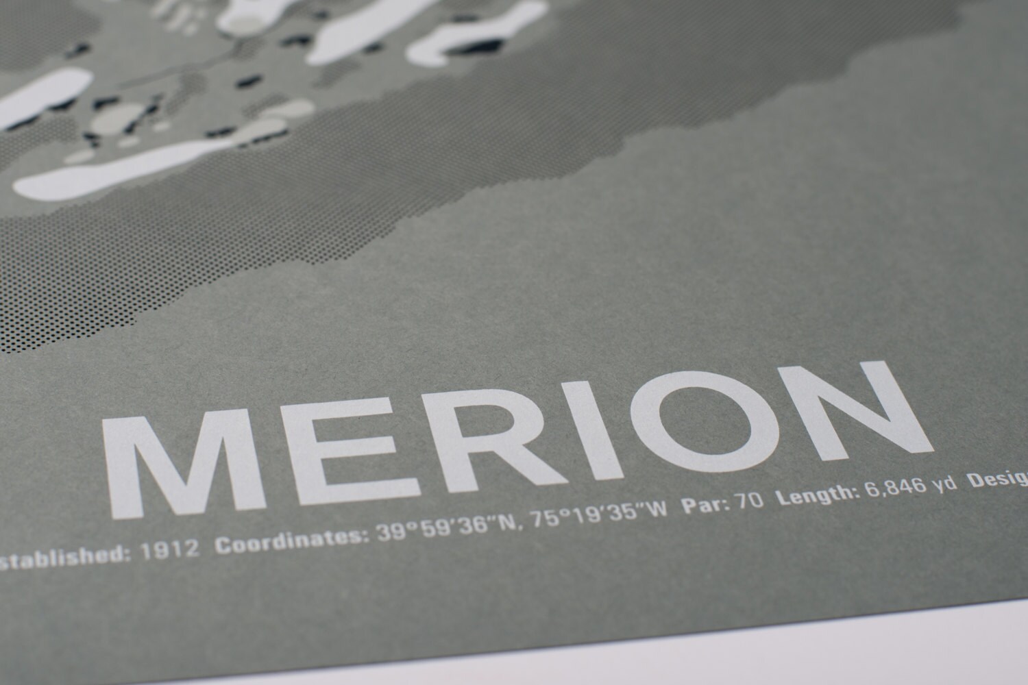Merion Golf Club Screen Print - Etsy