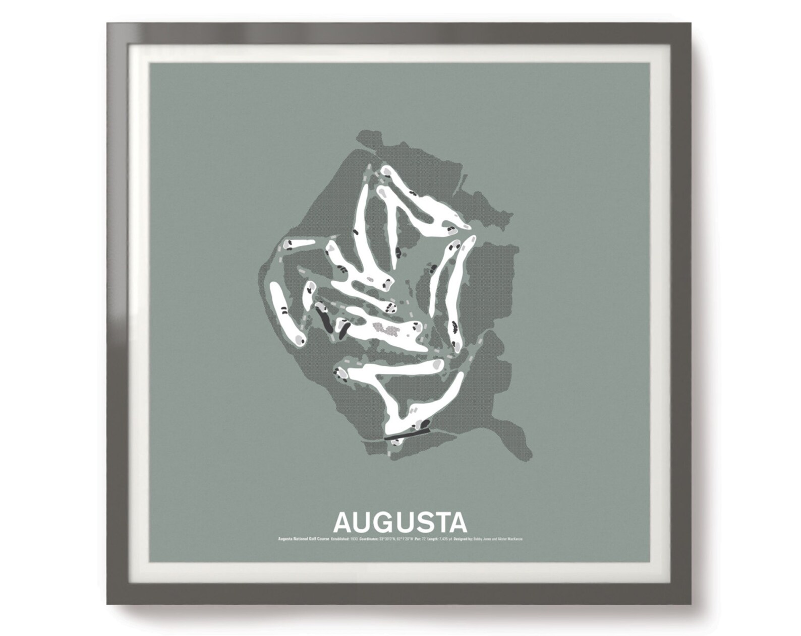 Augusta National Golf Club Screen Print - Etsy