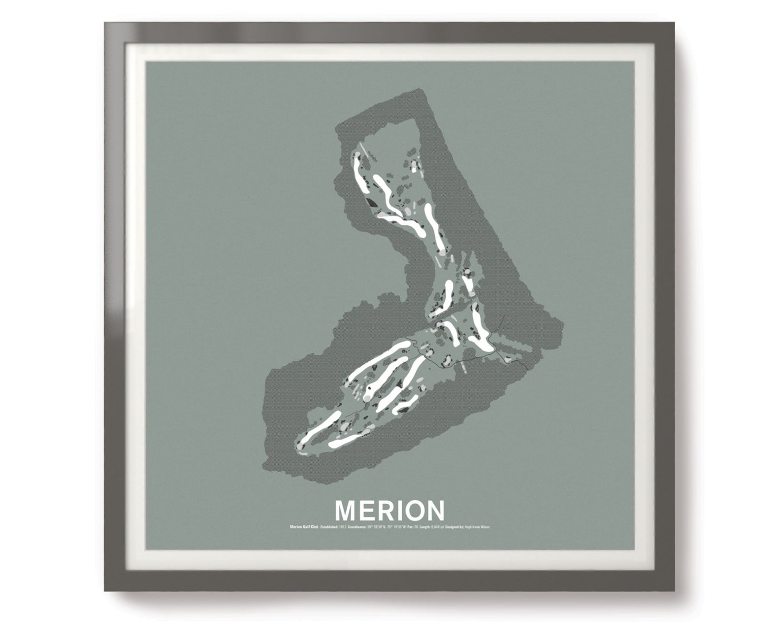 Merion Golf Club Screen Print - Etsy