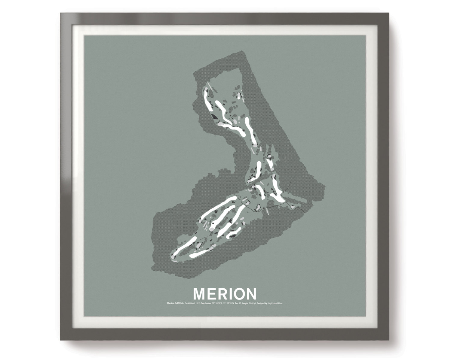 Merion Golf Club Screen Print - Etsy
