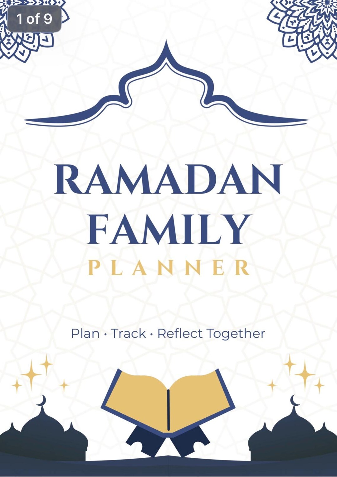 Ramadan Planner Printable | Daily Ibadah, Salah & Quran Tracker ...