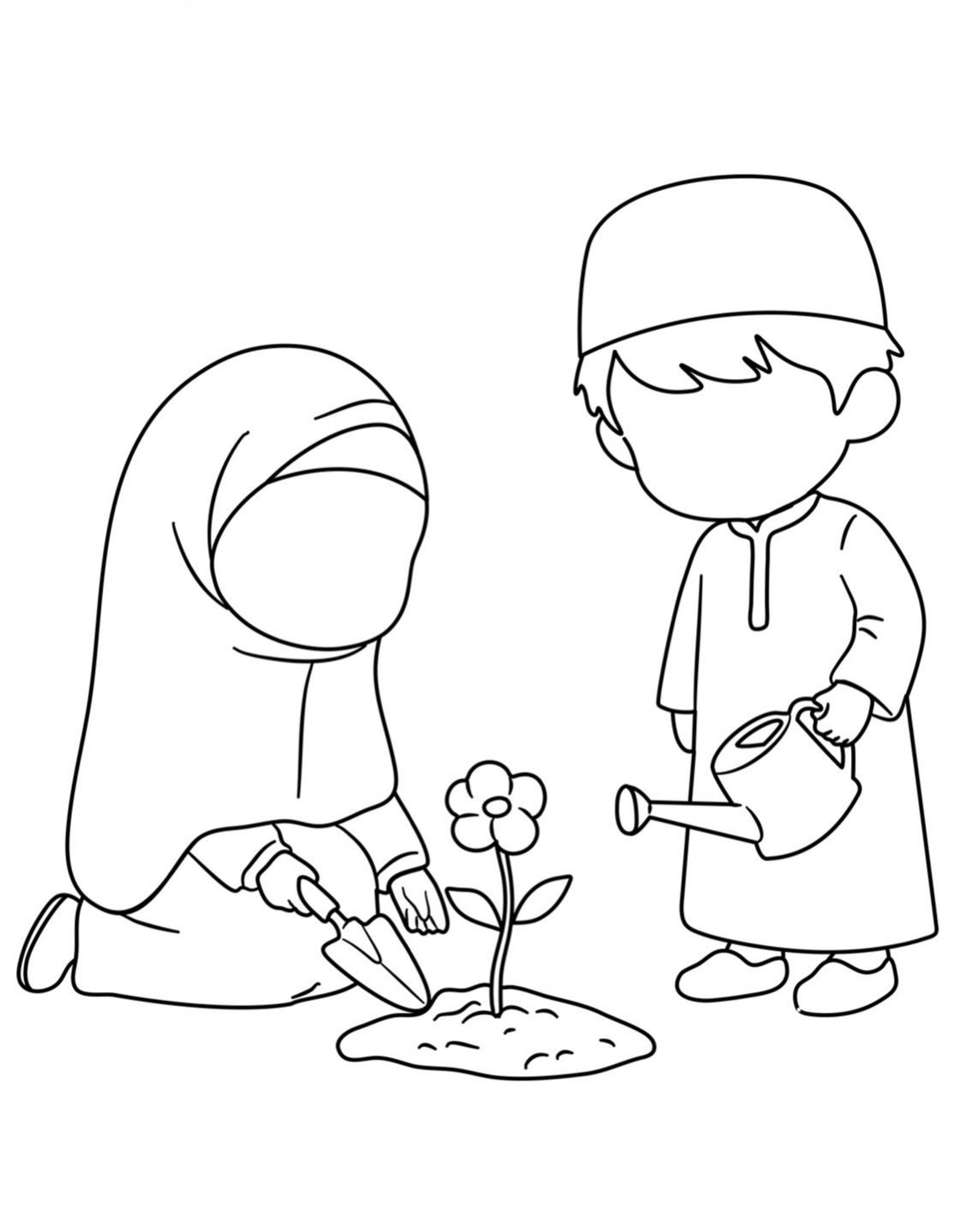 Ramadan Coloring Book for Kids Islamic Coloring Pages 10 Page Printable ...
