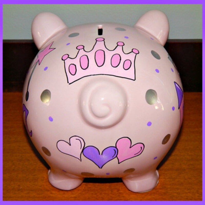 Princess Piggy Bank - Etsy