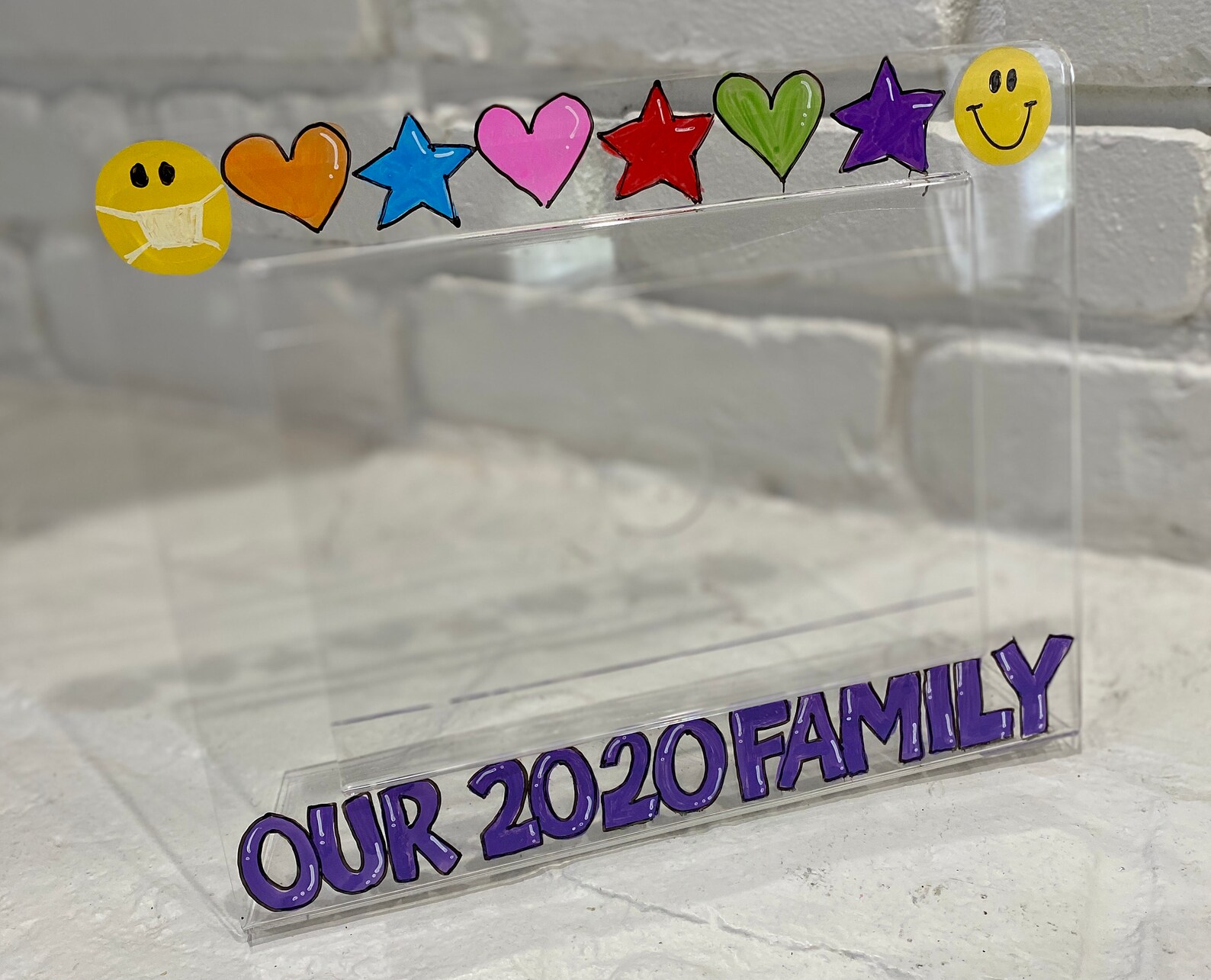 Painted and Personalized Acrylic Frame | Etsy