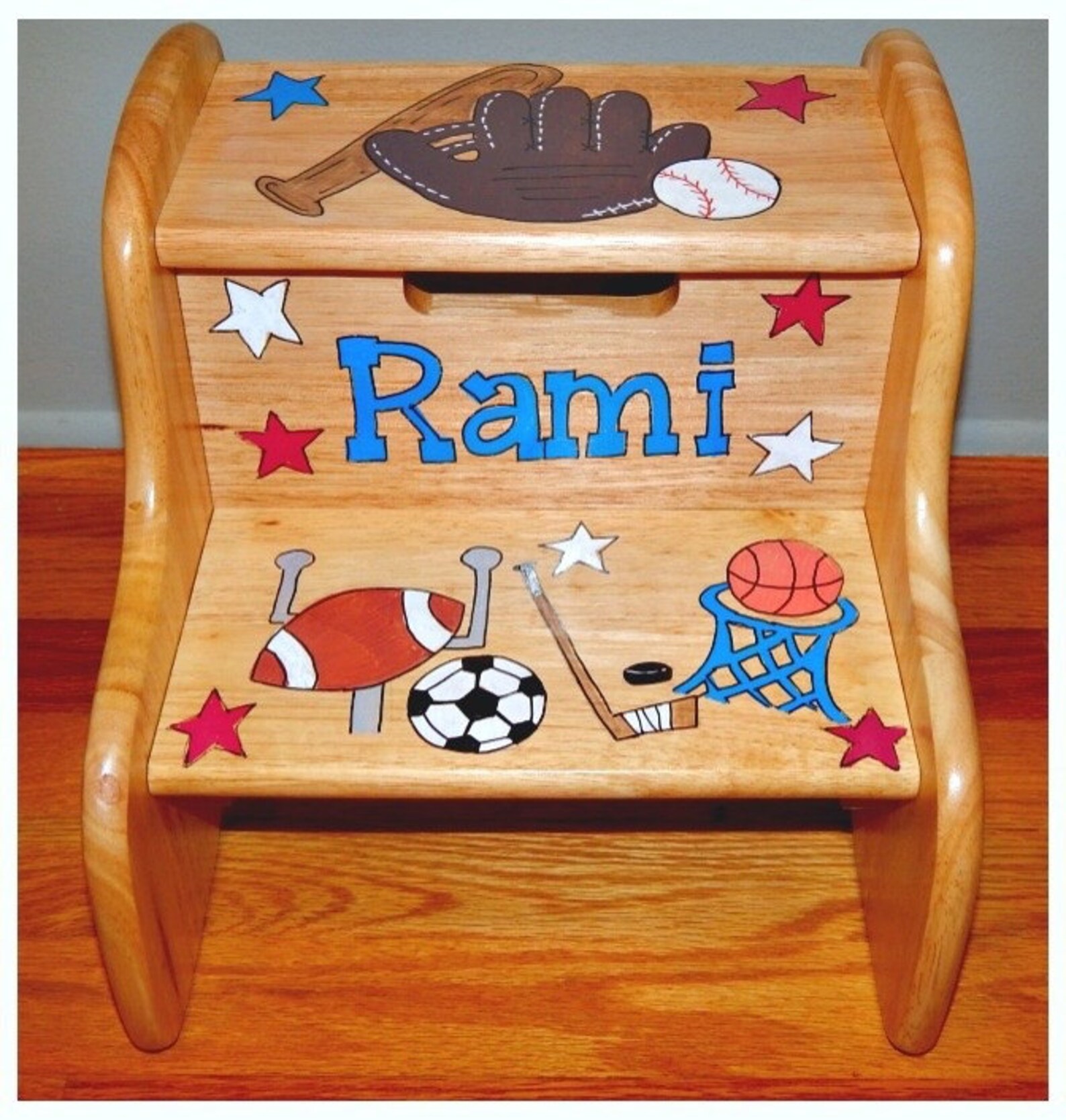 Childrens Two Step Personalized Step Stool - Etsy