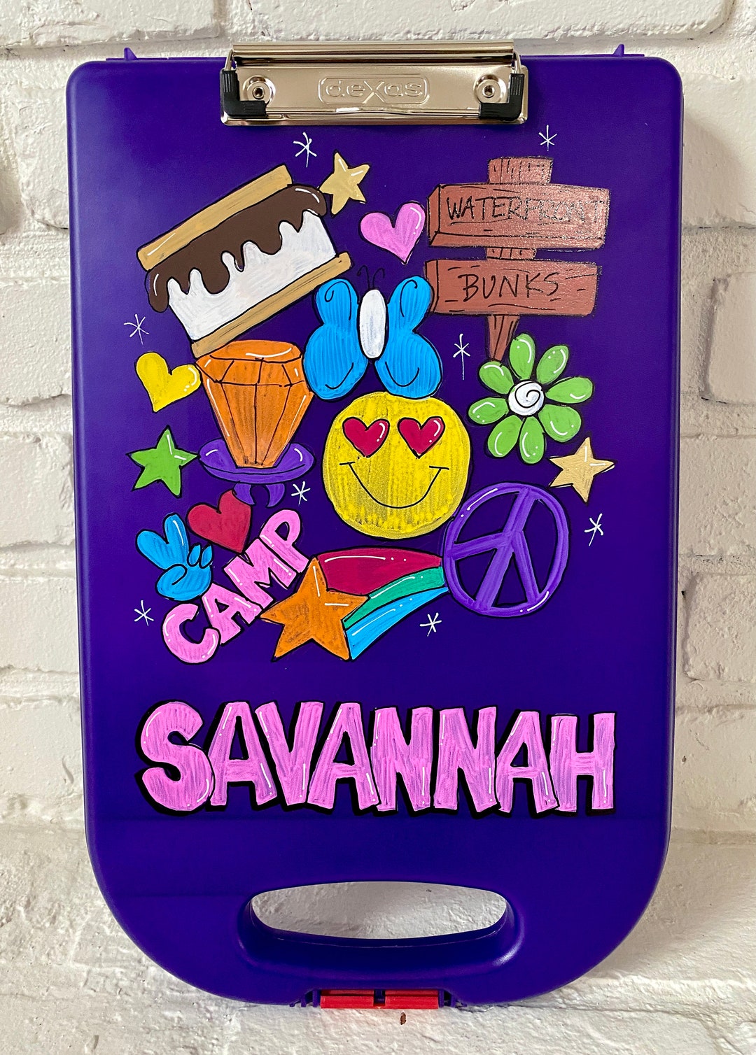 Clipboard Case With Camp Design - Etsy
