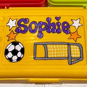 Soccer Theme Pencil Box - Etsy