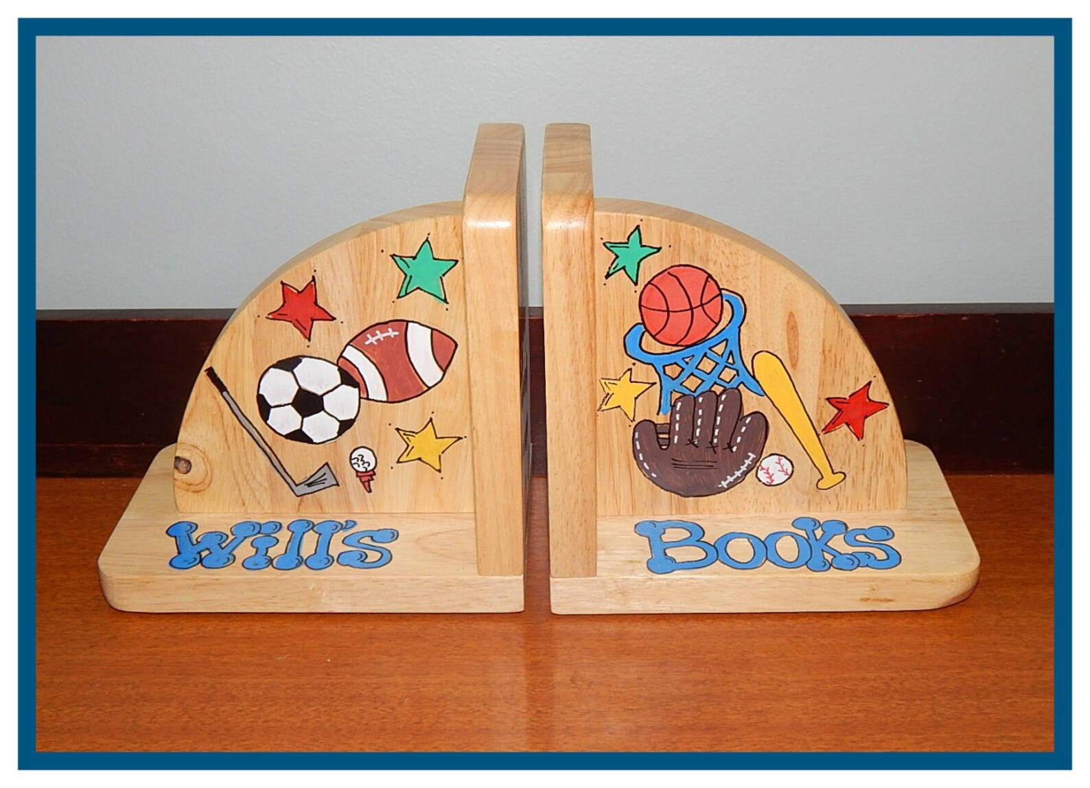 Sports Theme Bookends - Etsy