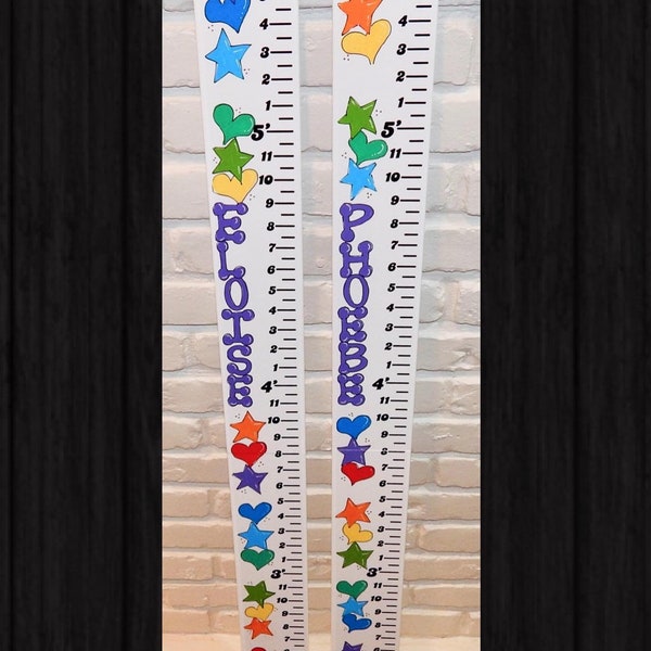 Painted Growth Chart - Etsy