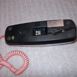 Pink Princess Phone is a Bell South Push Button Wall or Desk Land Line ...