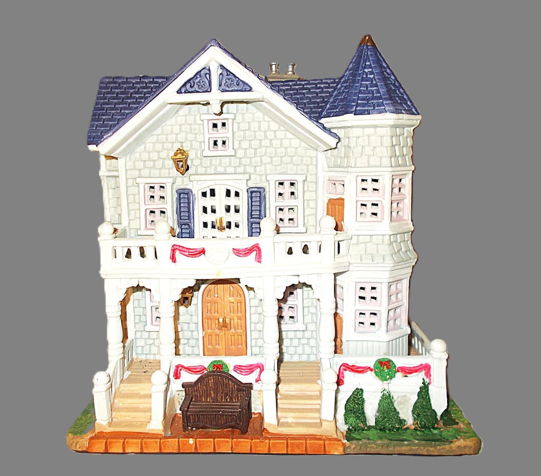 Lemax Village House is a Victorian Mansion With Wrap Around Porch - Etsy
