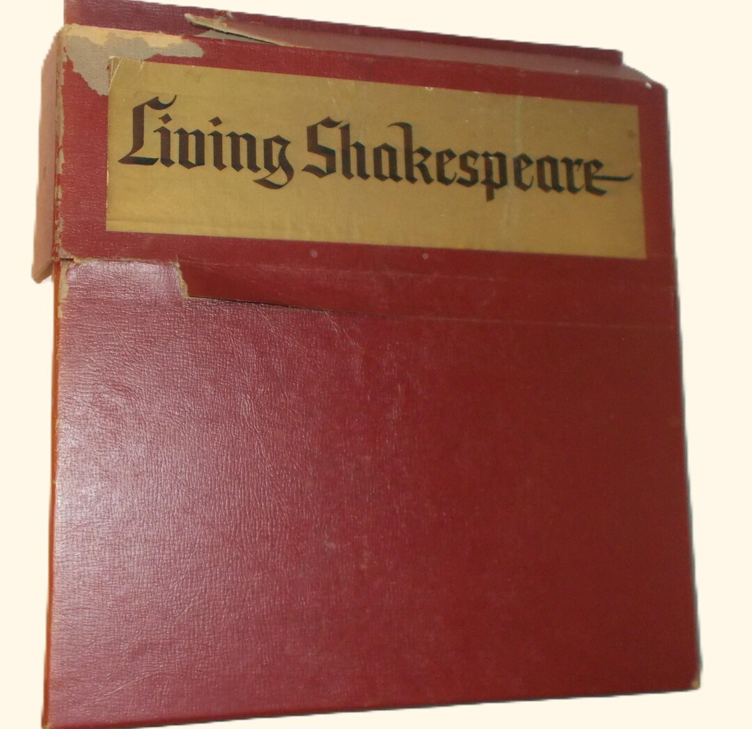 Living Shakespeare Box Set (1962) – 6 Lps With Full Text Booklets ...