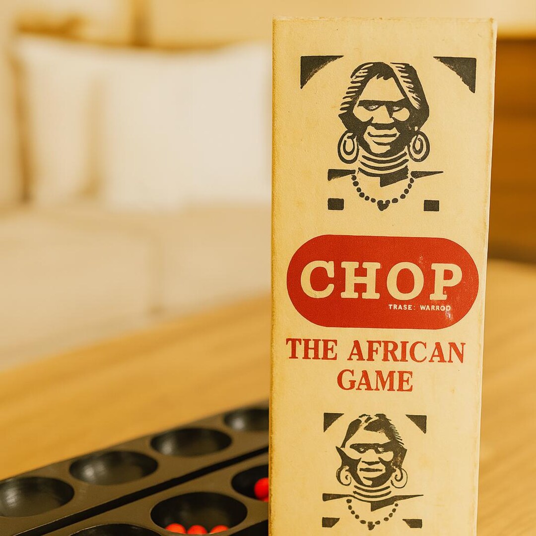 CHOP the African Game Vintage Boxed Mancala Set 1944 R.W. Hemsch Africa ...