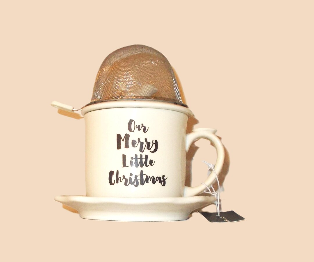 A Vintage Tea Mug Complete With a Cover, Underplate, and Strainer - Etsy