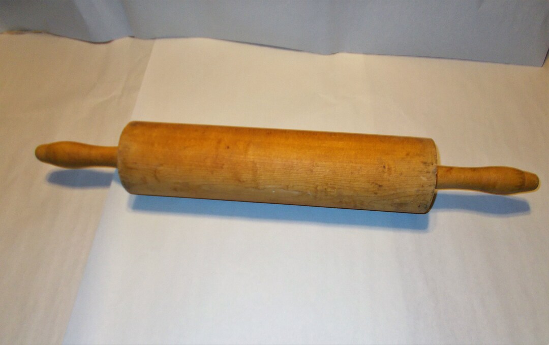 Maple Rolling Pin is a Huge Commercial Wood Pastry Roller for Farmhouse ...