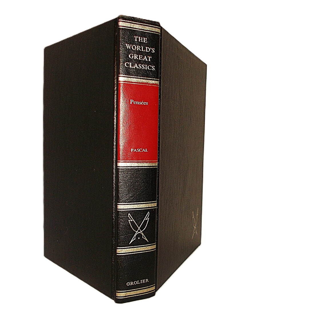 Blaise Pascal Pensées a Vintage Book of Theological Philosophy - Etsy