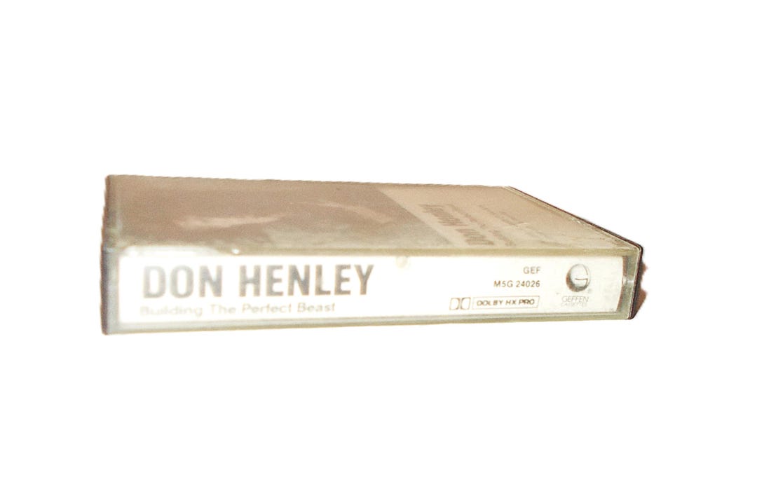 Don Henley, Building the Perfect Beast on Vintage Music Cassette - Etsy