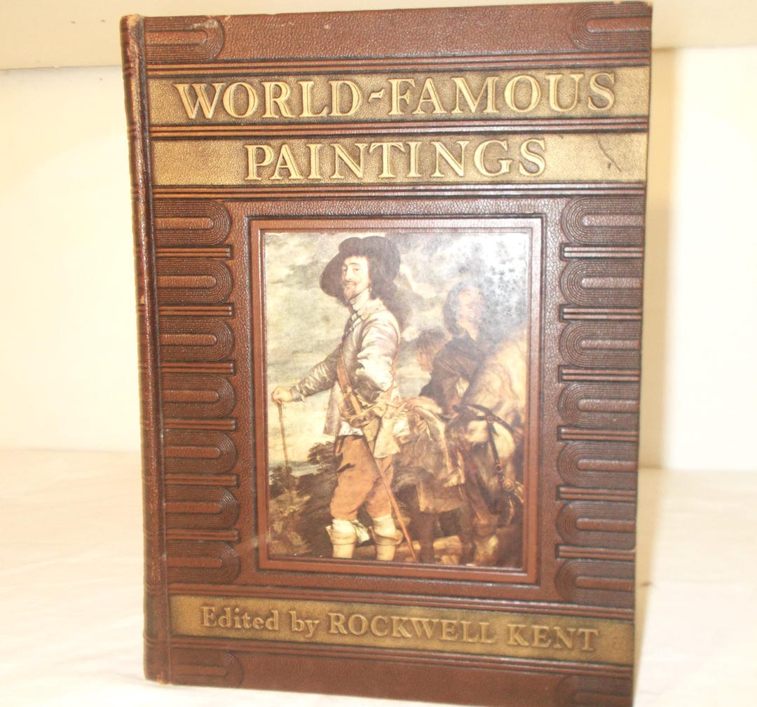 World Famous Paintings a Vintage 1939 Illustrated Book of the Masters ...