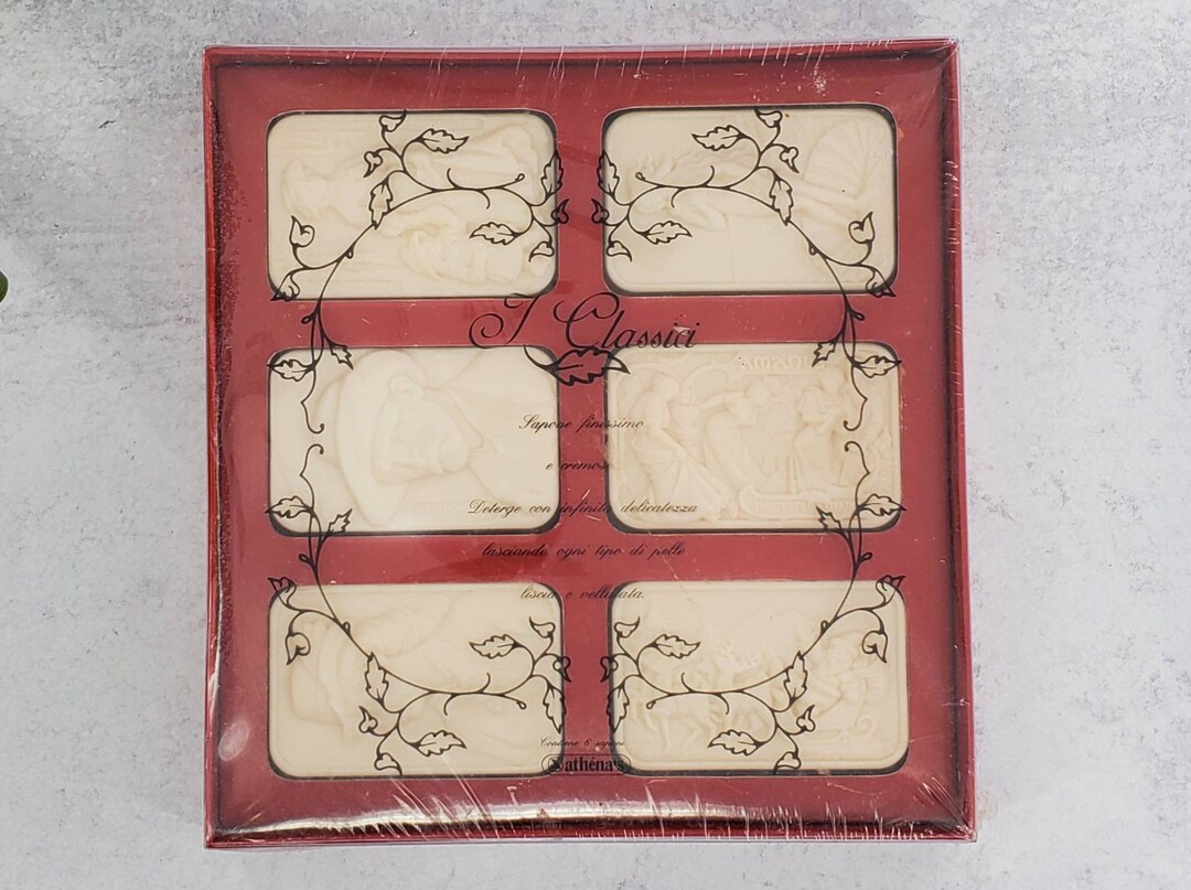 Athena's Vintage Body Soap 6 Large Cakes Bars the Classics Classici Set ...