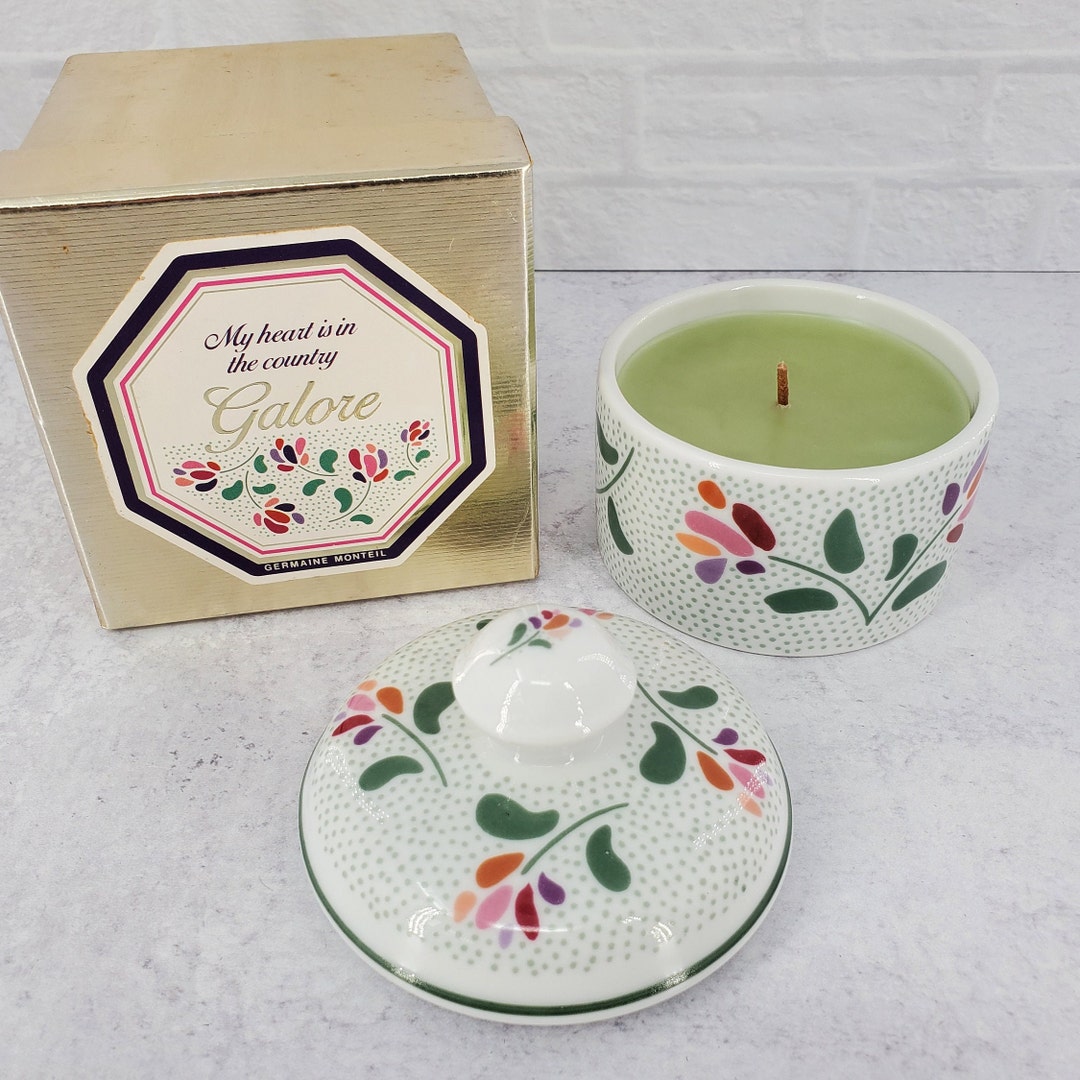 Germaine Monteil GALORE Perfume My Heart is in the Country Candle Rare ...