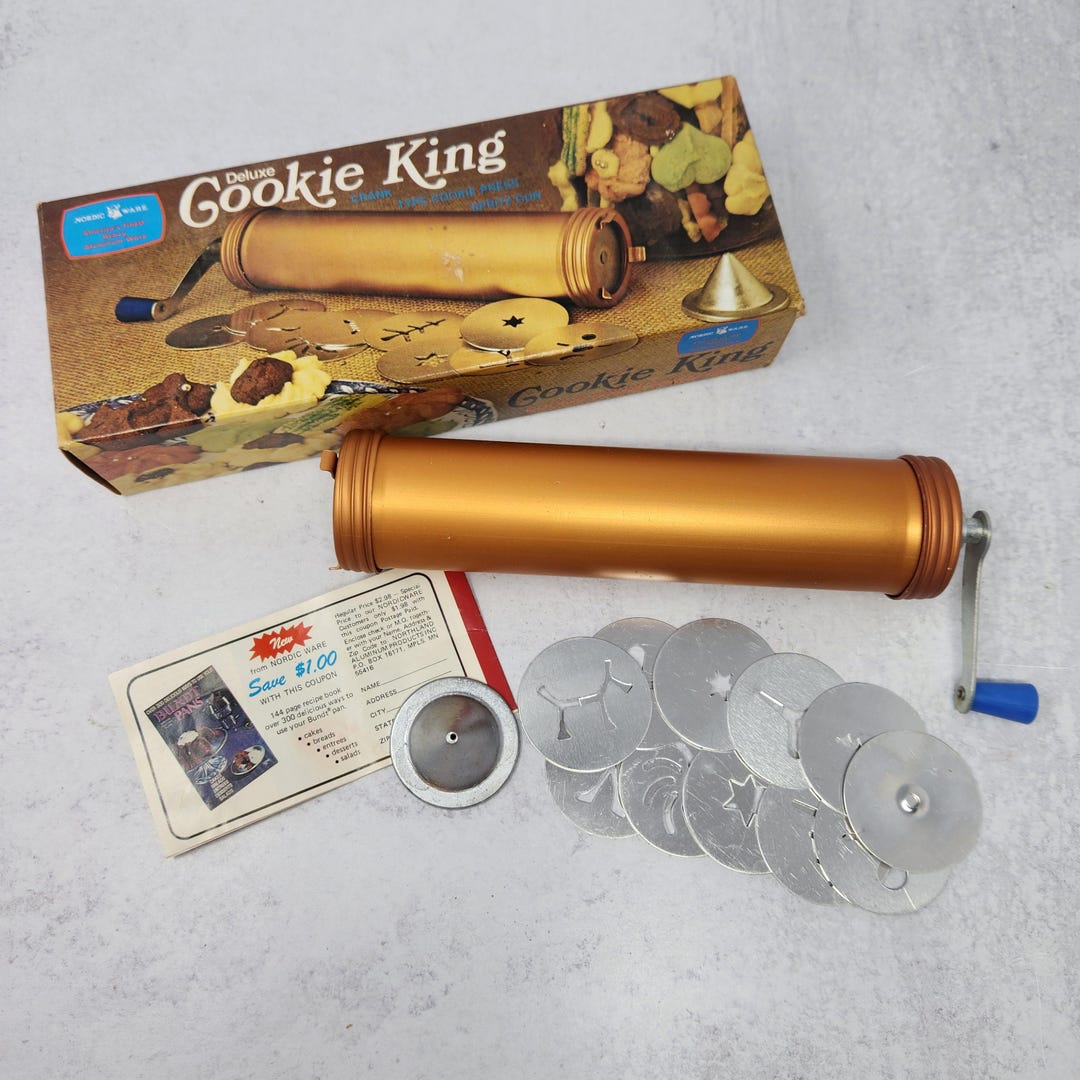 Vintage 1960s Nordic Ware Cookie King Cookie Gun Aluminum Pastry ...