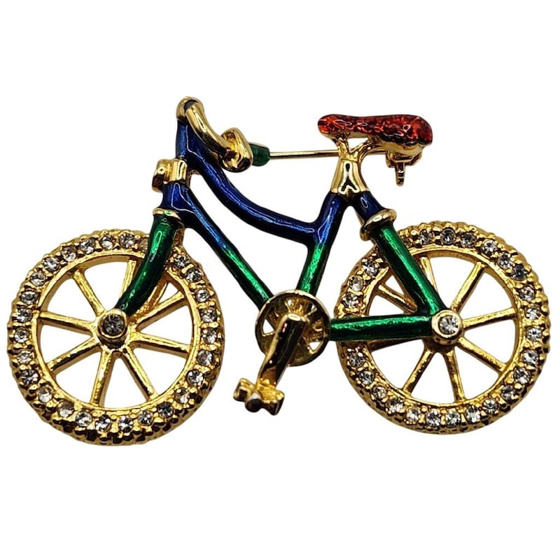Bicycle Enamel Pin - Etsy