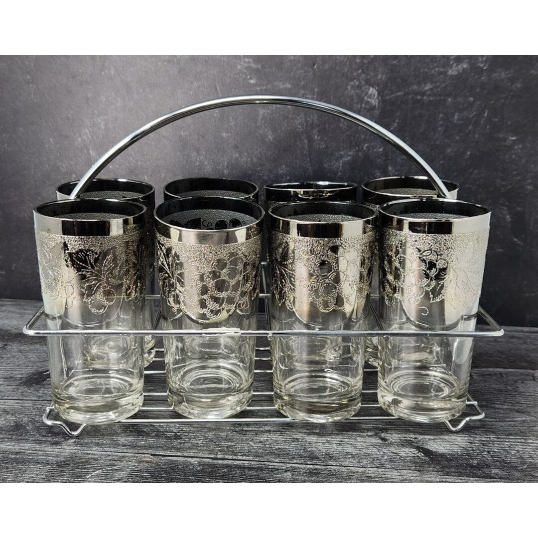 MCM Midcentury Barware Vintage Vitreon Queen's Luster Lusterware ...