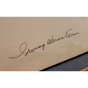 Original Signed / Numbered Print Fiddler Fidler by Irving Weinstein 1/ ...