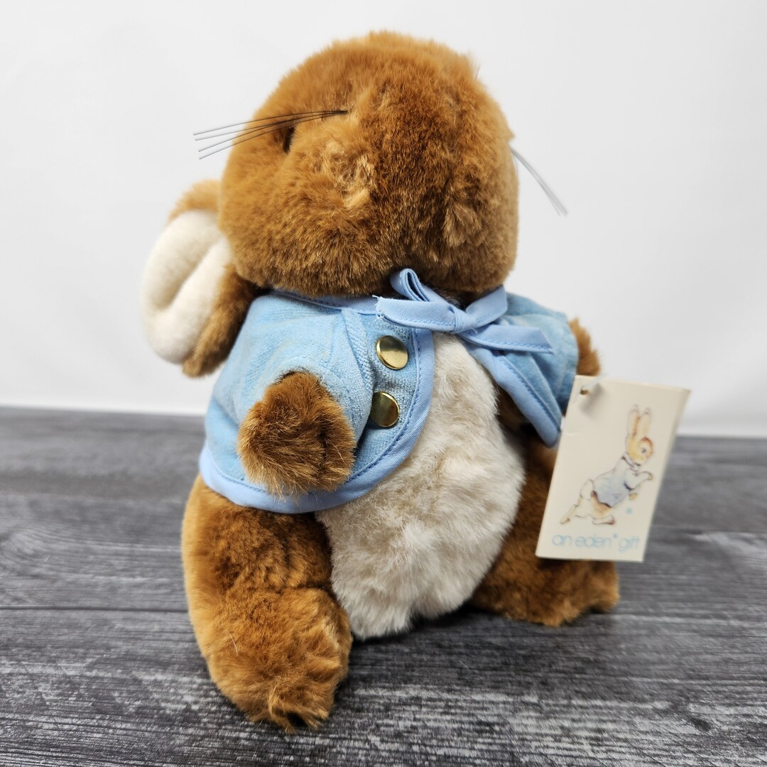 7" Vintage Eden Peter Rabbit Beatrix Potter Bunny Stuffed Animal Plush ...