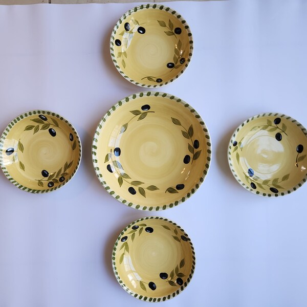 Ceramic Olive Bowls - Etsy