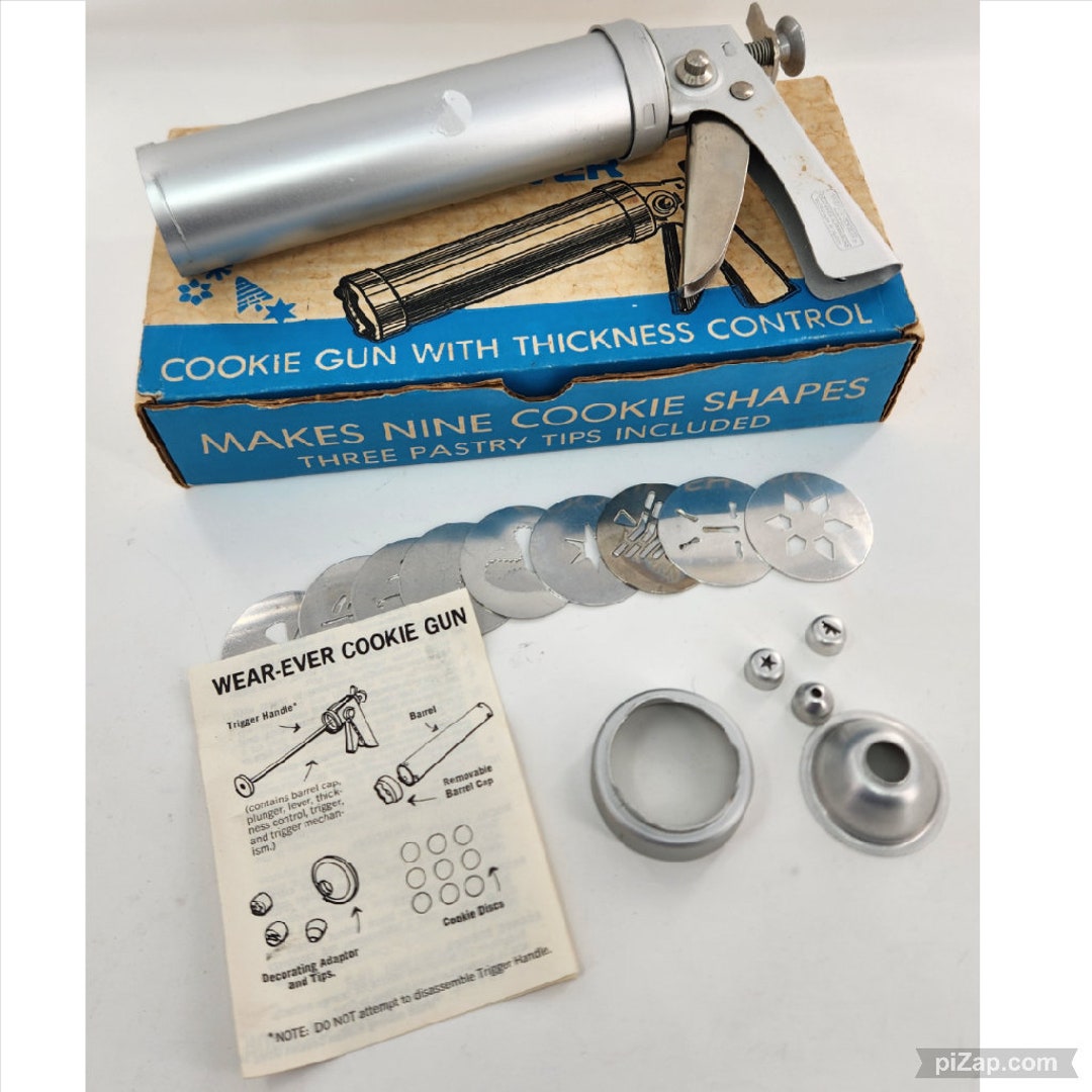 Vintage Wear-ever Cookie Gun Pastry Decorator Trigger Aluminum - Etsy