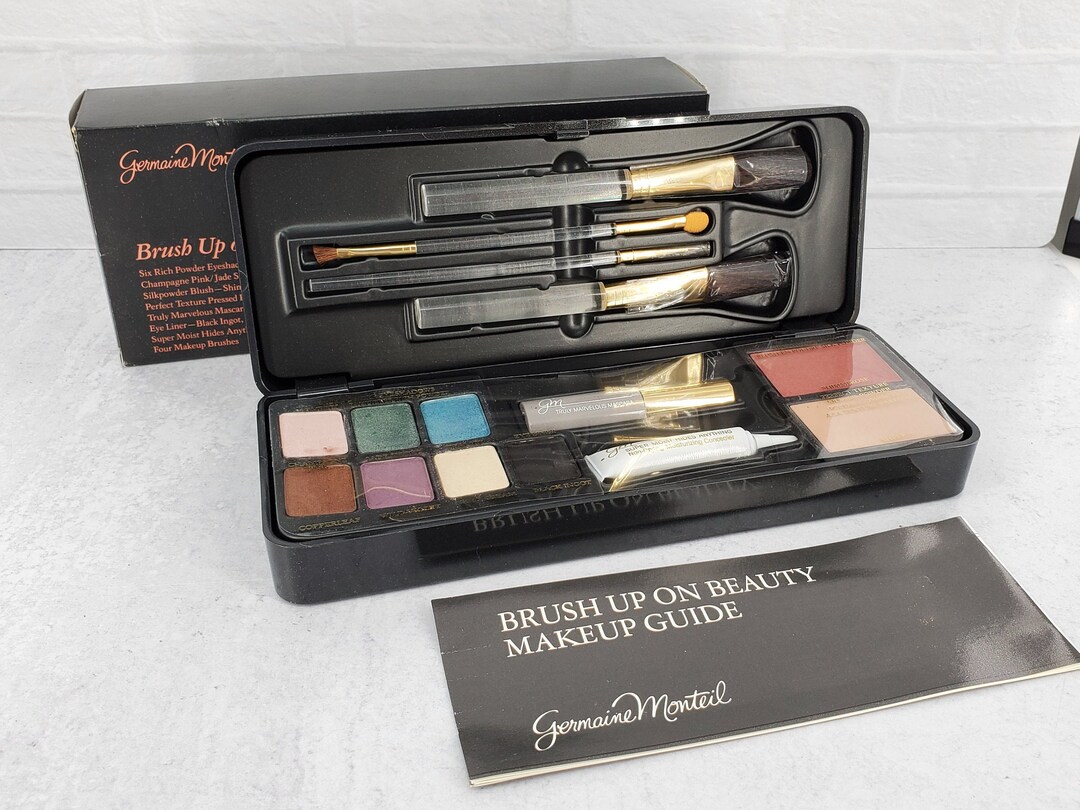 Vintage Makeup Kit Germaine Monteil Paris the Beauty Brush up 80s Make ...