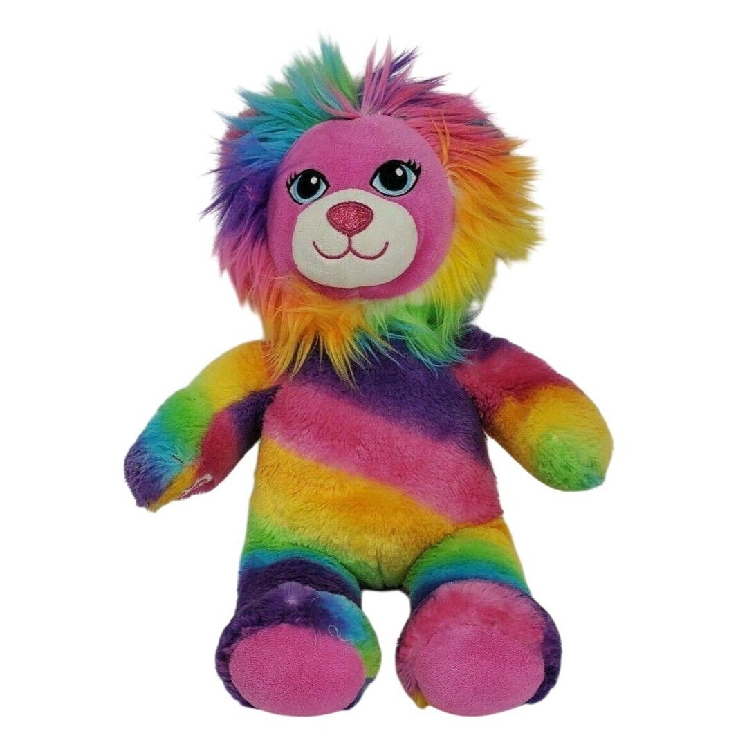 Build A Bear Color Craze Rainbow Lion Plush Stuffed Animal Toy BABW - Etsy