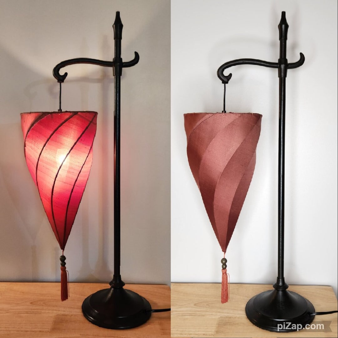 Rare Discontinued Vintage Pottery Barn Medina Table Lamp RED Cone ...